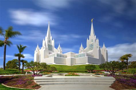 San Diego California Mormon Temple In La Jolla Photograph By Alex