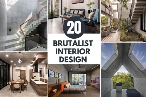 Architecture Brutalist Interior Features Of Modern Brutalist Interior