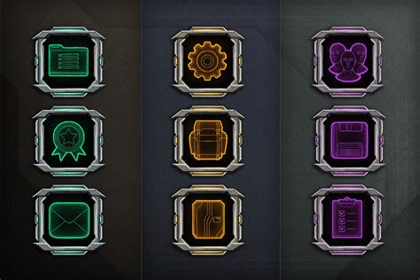 Sci Fi GUI CraftPix Net