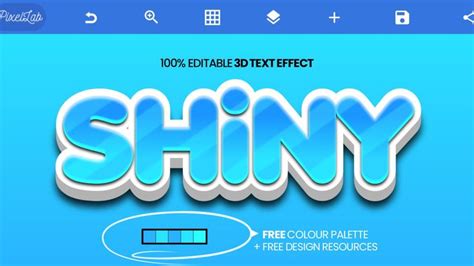 Pixellab 3d Text Effect