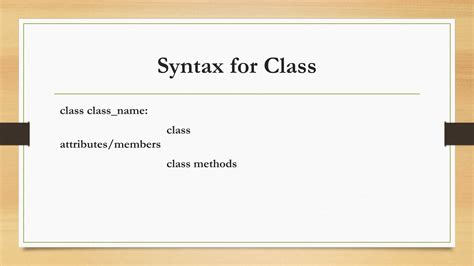 Basic Concepts Of Object Oriented In Python Ppt