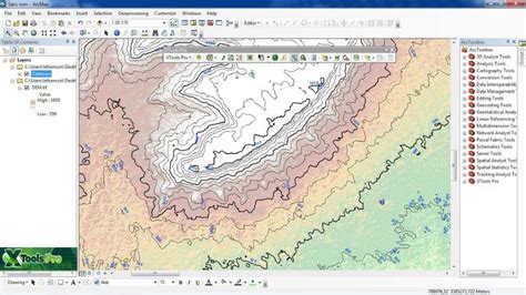 Arcgis Converting Raster Data Models To Contour Polyline Features By