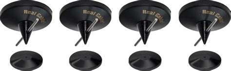 Real Cable C880a Noir Lot De 4 Absorbeurs Acoustiques