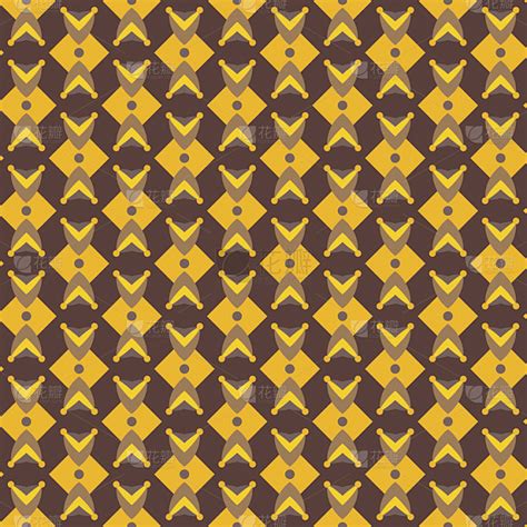 抽象几何无缝图案