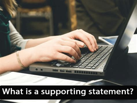 How To Write Covering Letter With Supporting Statement Example