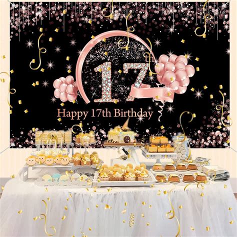 17th Birthday Banner