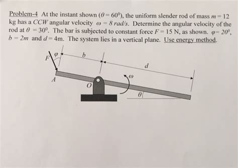Solved Solve Using Energy Method Energy Equation Chegg