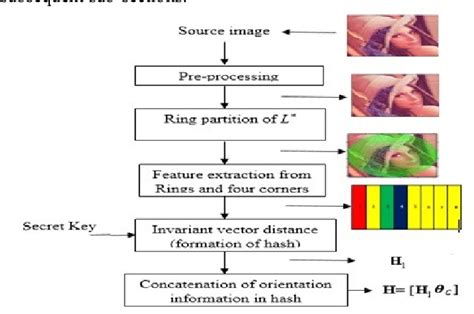 figure 1 from image authentication using image hashing based on ring