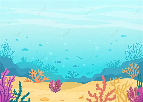 산호와 식물이 있는 활기찬 해양 생물 현장 수중 장면 산호초 해양 생물 배경 일러스트 및 사진 무료 다운로드 Pngtree
