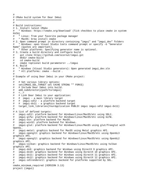 Cmakelists Pdf
