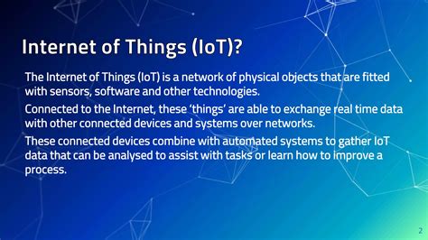 Internet Of Things Iot Midtermpptx
