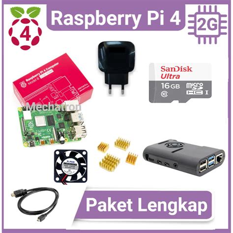 Jual Raspberry Pi 4 Model B 2gb Paket Lengkap Siap Pakai Uk Pi4 2 Gb Indonesia Shopee Indonesia