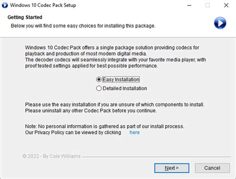 Windows 10 Codec Pack Download