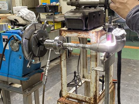 お手製のtig自動溶接機 裏波溶接作業用バックシールドガス供給装置