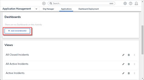 Embedding A Dashboard In An Activity Resolver Knowledge Base