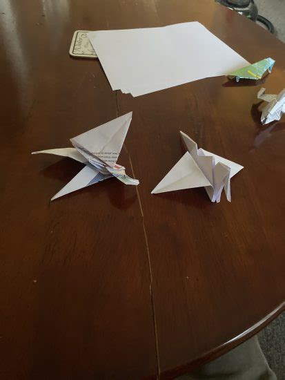 How To Make An Origami Flapping Bird Folding Instructions Origami Guide