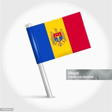 몰도바 지도 핀 플래그입니다 3d 현실적인 벡터 일러스트 레이 션 3차원 형태에 대한 스톡 벡터 아트 및 기타 이미지 3차원 형태 각도 그라데이션 Istock