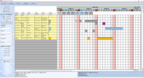 Access Europe Aleksander Wojtasz Interactive Gantt Chart Scheduler In Access Europe