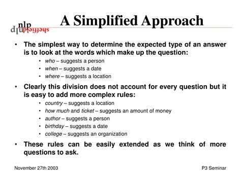 Ppt Building A Simple Question Answering System Powerpoint
