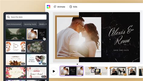 Free Save The Date Video Maker Canva