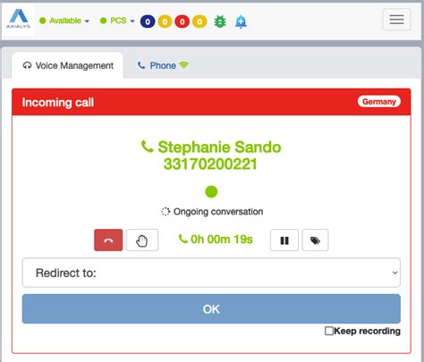 WebRTC Integrated Into Voice Management Guide Axialys