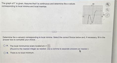 Solved The Graph Of F Is Given Assume That F Is Continuous Chegg