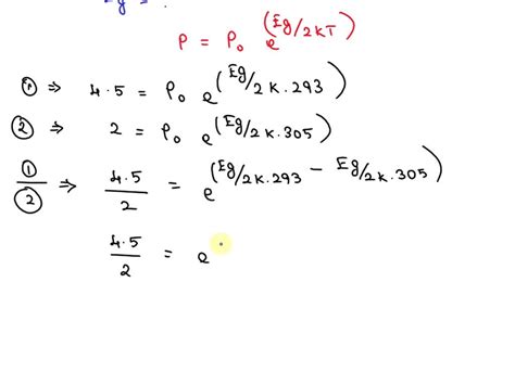 3 The Resistivity Of An Intrinsic Semiconductor Is 45 Metre At 20c And 2 Metre At 32c