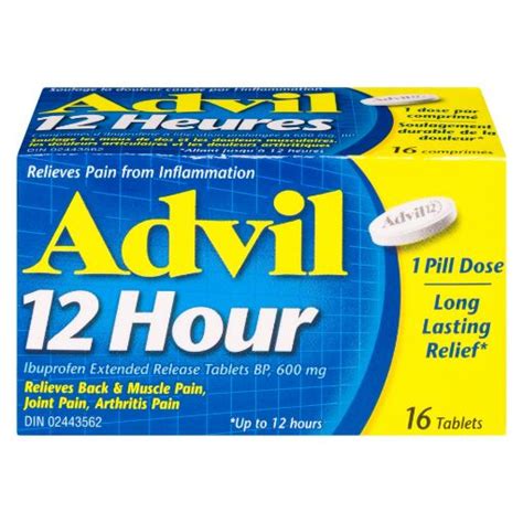 Advil 12 Hour Ibuprofen 600mg Tablets