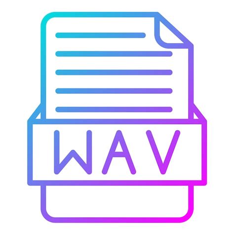 Premium Vector Wav Vector Illustration Style