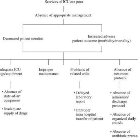 Objective Tree For Intensive Care Unit ICU Download Scientific Diagram