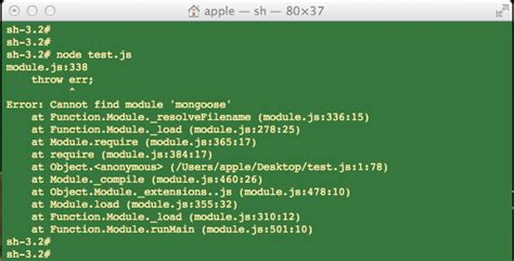 Nodejs How To Solve The Error When Install Module Mongoose On Mac
