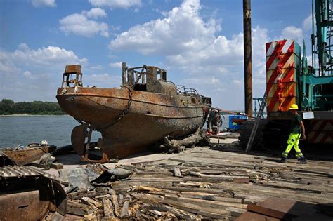 Serbia Tackles Sunken Nazi Fleet In The Danube Malay Mail