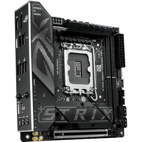 Asus Rog Strix Socket Lga 1851 Mini Itx Intel Core Ultra Processors Gaming Desktop Motherboard