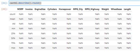 Issues With The Round Method On SASDataFrame Objects Issue 141