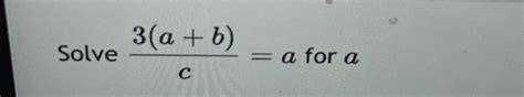 Solved Solve A B C A For Ano Chegg Com