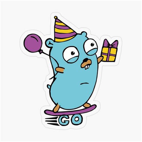 Gopher With T Programmer Golang Go Mascot By Dizlarka Redbubble
