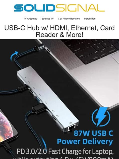 Solid Signal Sale Unlock More Connections From Your Usb C Device