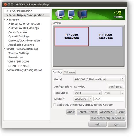 Configuration How Do I Keep My Nvidia Card S Refresh Rate At Hz Ask Ubuntu