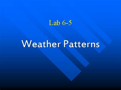 Lab 6 5 Weather Patterns Map A Isotherms