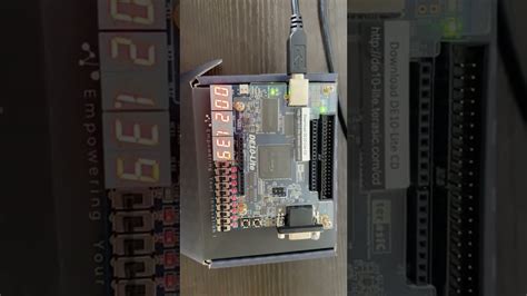 Stopwatch De10 Lite Fpga Youtube