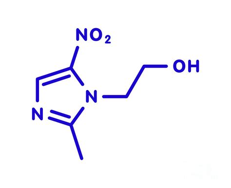 Metronidazole Antibiotic Drug Photograph By Molekuul Science Photo Library