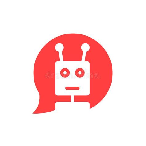 Robot Icon Bot Sign Design Chatbot Symbol Concept Voice Support