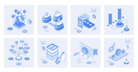 Cryptocurrency Isometric Concepts Objects Ft 3d And Isometry Envato Elements