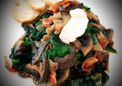 Wok De Espinacas Y Hongos Receta De Mariana E Ignacio Cookpad