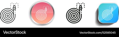 Ceiling Icon Thin Linear Regular And Button Style Vector Image