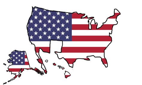 Usa Flag Map By Greaterhtrae On Deviantart