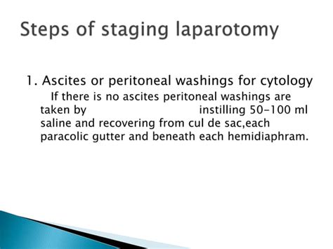 Staging Laparotomy New C123 Obg Pptpptx