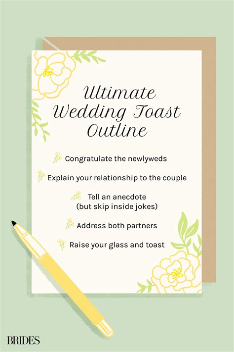 Wedding Toast Template