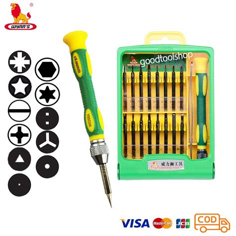 32หัวครบแบบ ชุดไขควงซ่อมคอม มือถือ หกเหลี่ยม ดาว5แฉก ดาวtorx ตัวยู หัวแม่เหล็ก อุปกรณ์