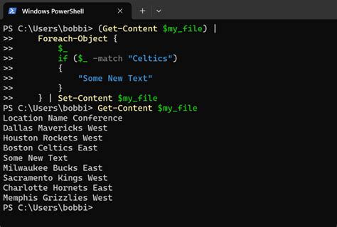 Powershell How To Insert Line After Matching Pattern Collecting Wisdom